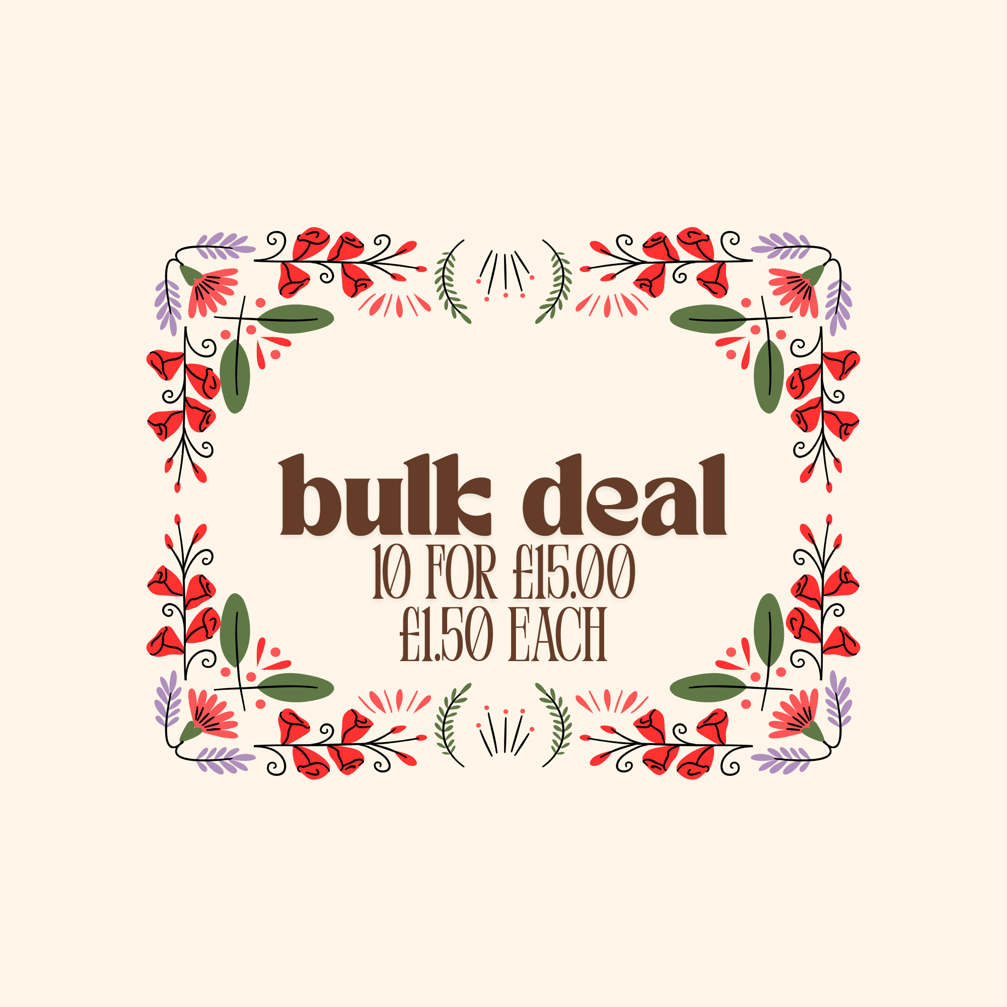 BULK 10 FOR 15.00 – LOVE LILY FLORIST SUPPLIES