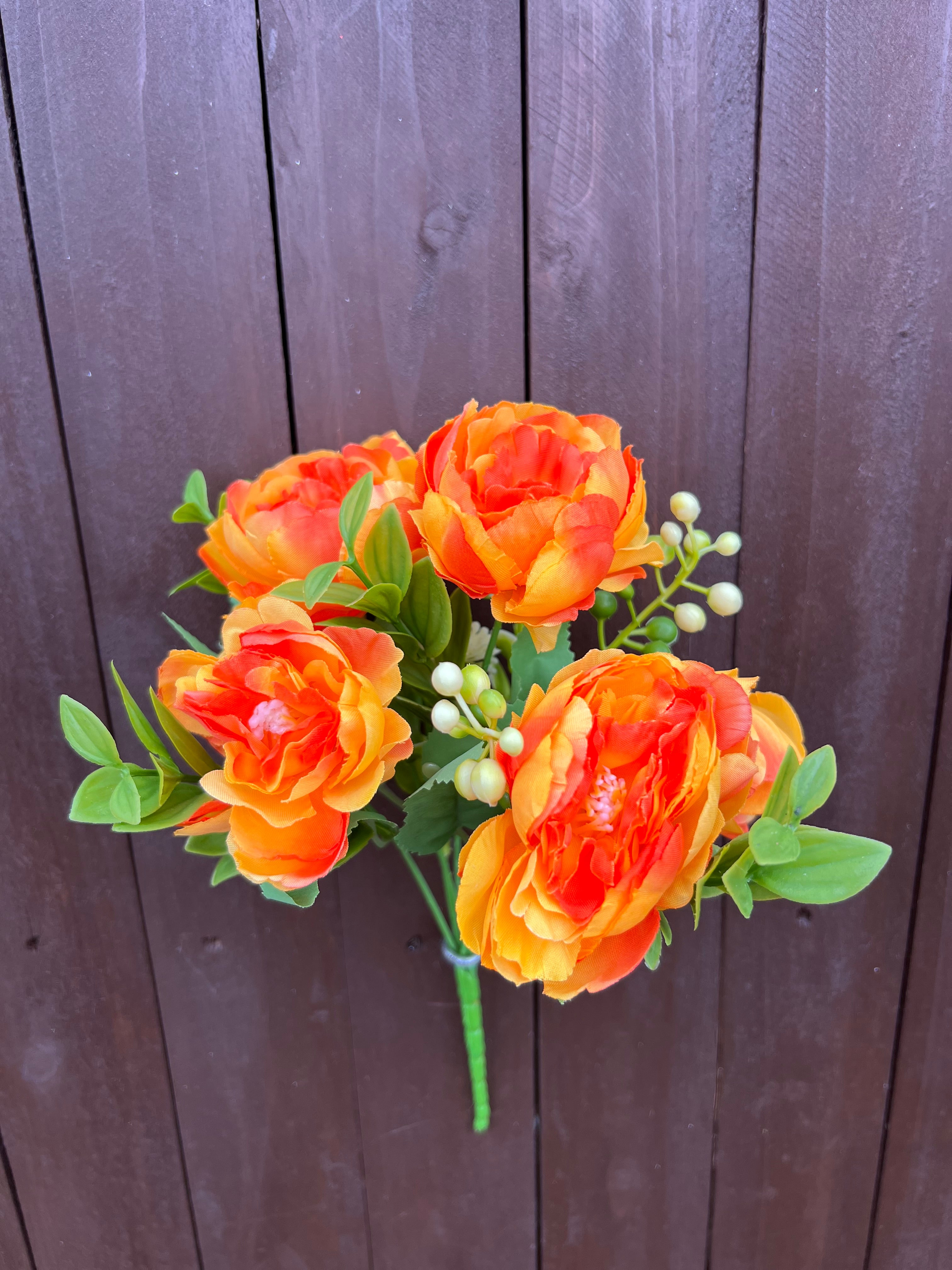 MINI CABBAGE ROSE ORANGE – LOVE LILY FLORIST SUPPLIES